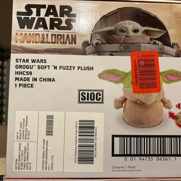 Star Wars | Toys | Star Wars Grogu Plush 2inch Toy Figure Soft N Fuzzy ...